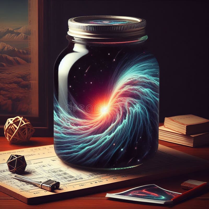 Interstellar Shock Wave Jar a Jar that Depics the Shock Wave Stock ...