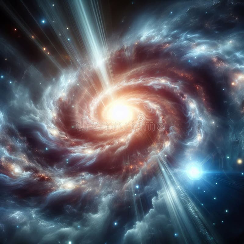 Interstellar Space the Space between Star Systems within a Gal Stock ...