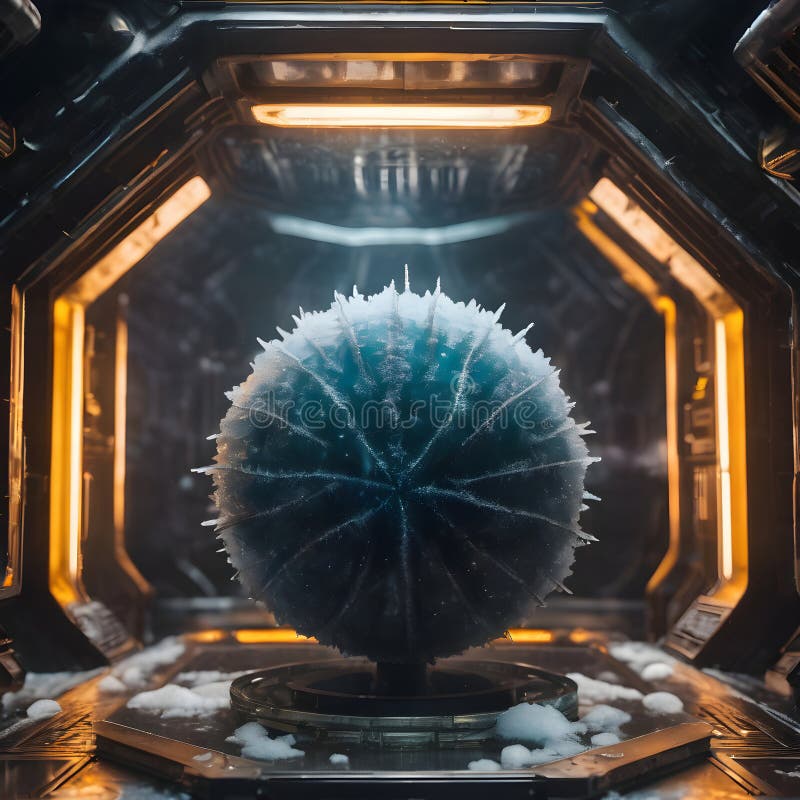 Mysterious Egg of Dangerous Alien Covered in Ice and Frozen in Sealed ...