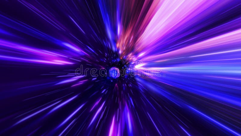 Interstellar. Time Travel and Hyper Jump in Space. Singularity ...