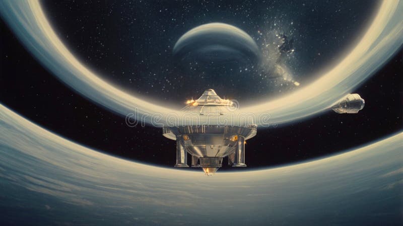 Interstellar Travel - AI Generated Digital Art Stock Image - Image of ...