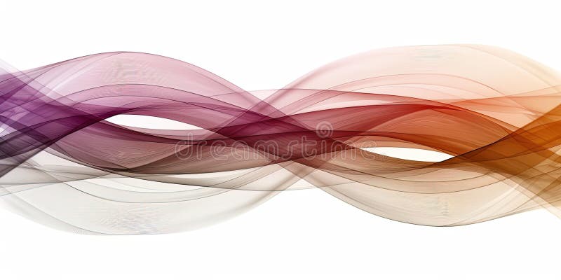 Intertwined Colorful Waveforms Creating a Harmonious Flow Symbolizing ...