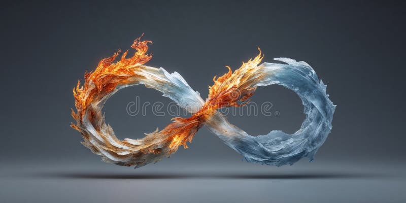 Infinity Symbol Fire Ice Stock Photos - Free & Royalty-Free Stock ...