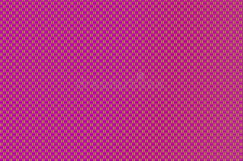 Intertwined Grid - Red-violet and Sandy Brown Squares Pattern. Stock ...