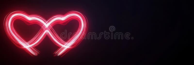 Intertwined Hearts Infinity Symbol Two Hearts Forming an Infinity ...