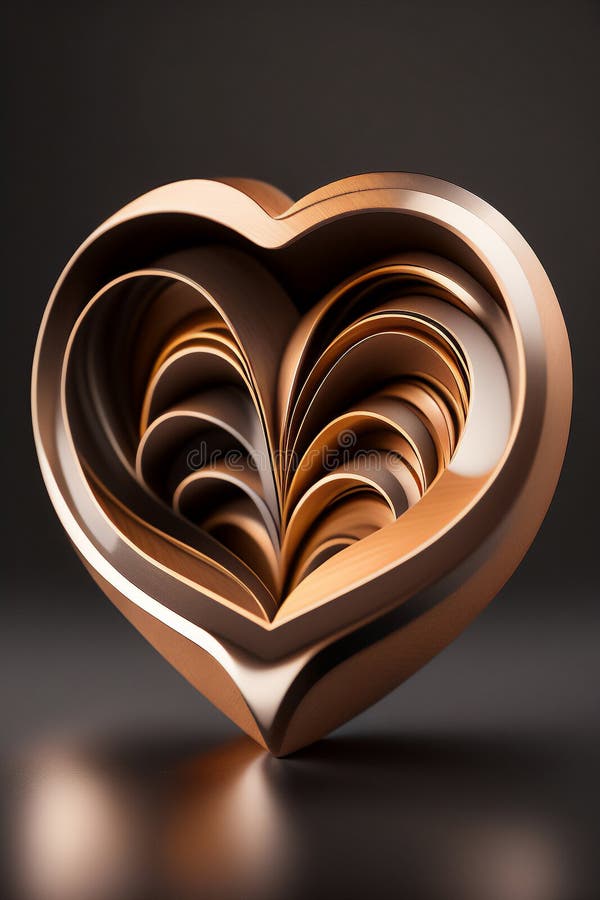 Intertwined Hearts Symbolizing Enduring Love between People. Generative ...