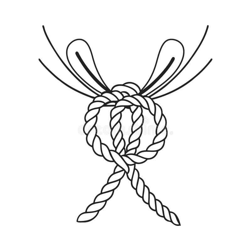 Intertwined Knot Design stock illustration. Illustration of intertwined ...