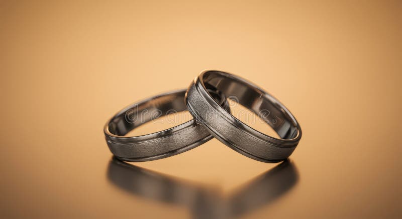 Intertwined Rings a Symbol of Eternal Love Two Wedding Rings ...