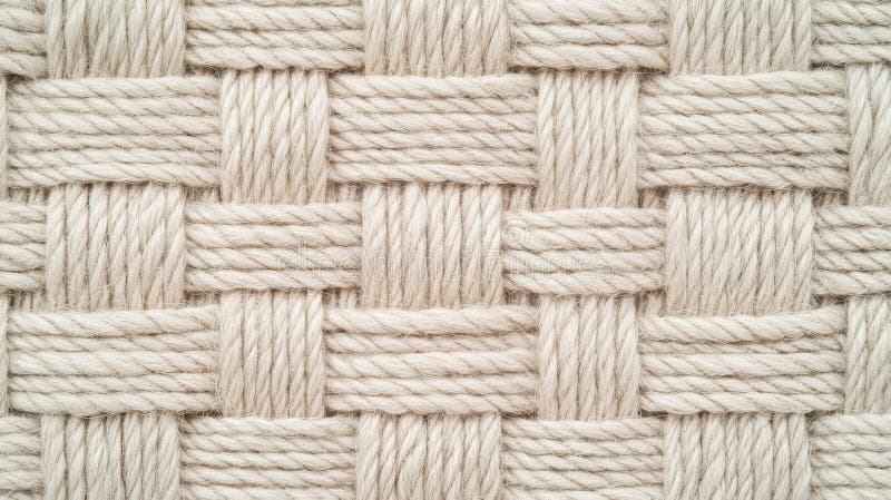 Intertwined Rope Texture in a Grid Pattern Stock Illustration ...