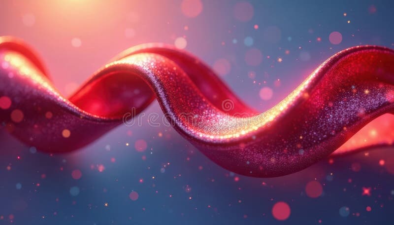 Intertwined Shiny Ribbons, Dynamic Metallic Flow , Luxury, Dynamic ...