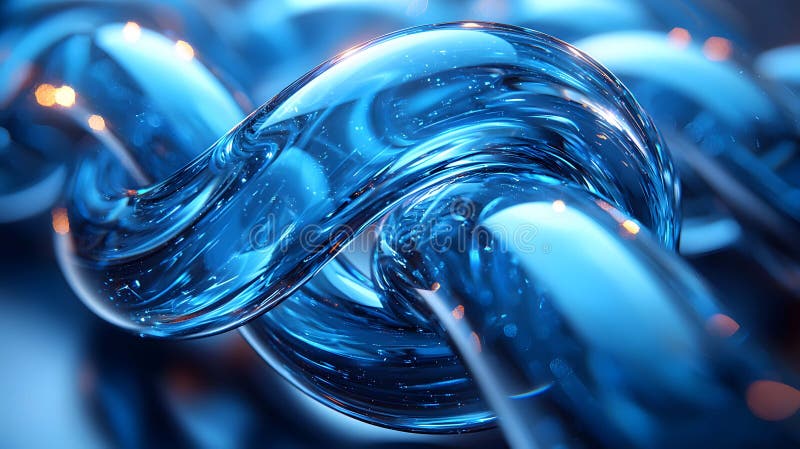 Intertwined, Translucent Glass Structures Exhibit a Dynamic, Twisting ...