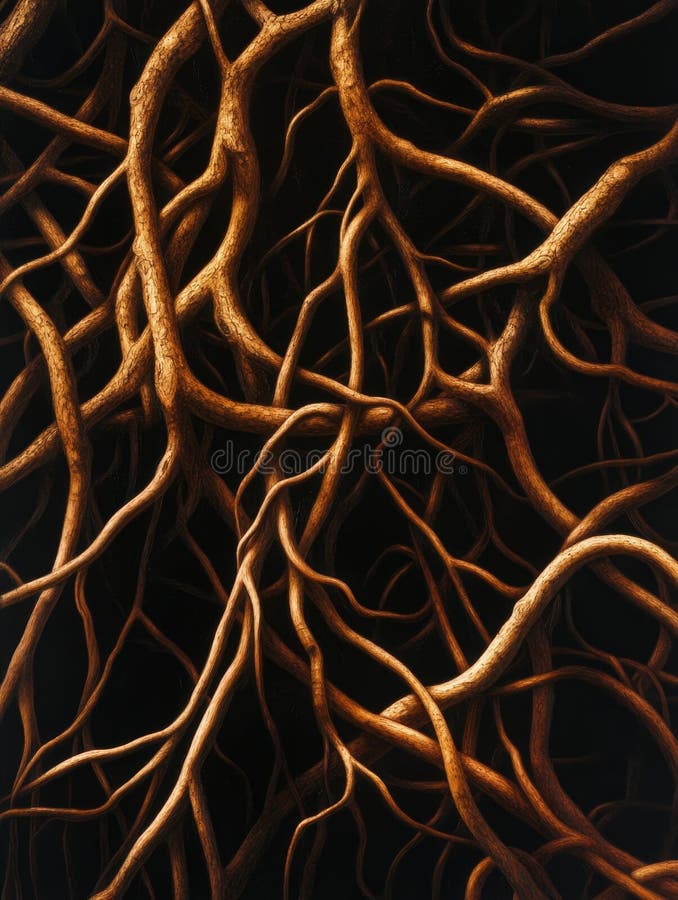 Intertwined Tree Roots Spread Wide Exposing a Complex Network ...