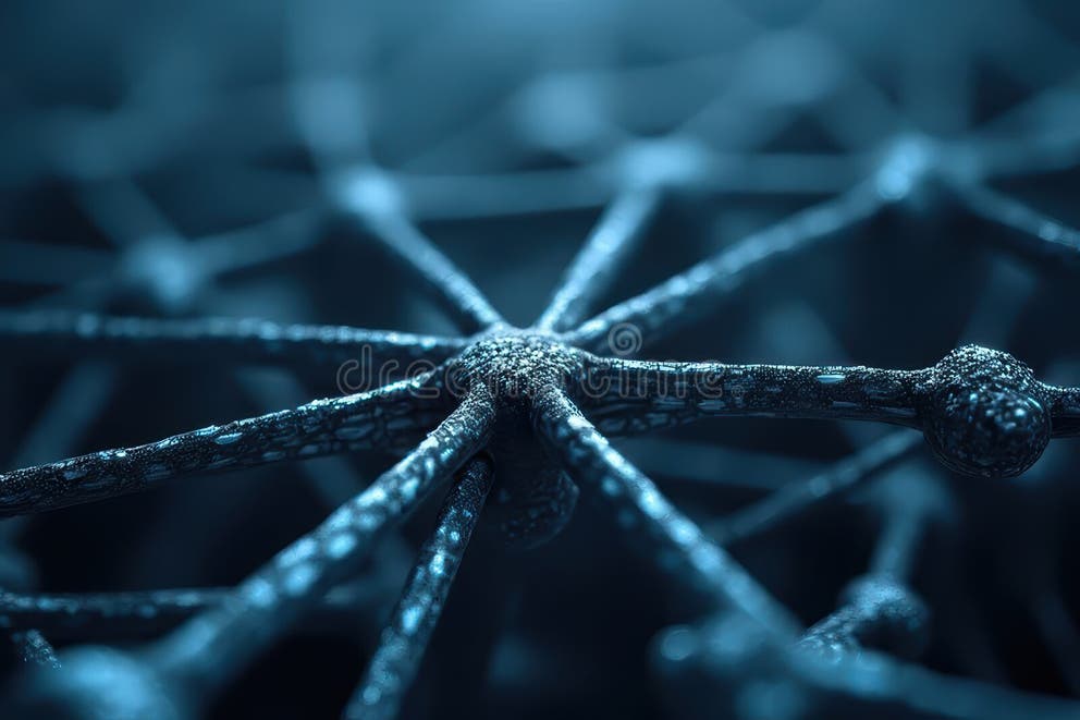 Complex Wire Entanglements and Web Connections Stock Illustration ...