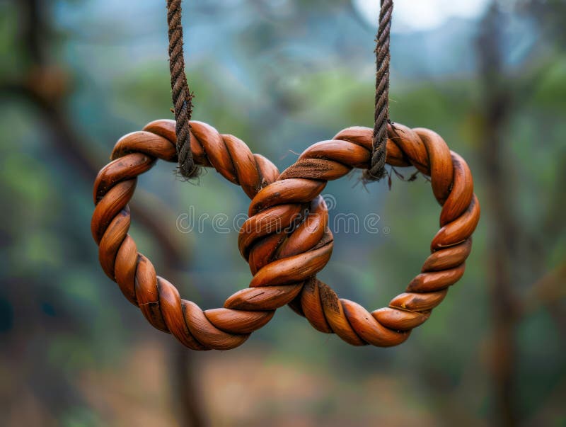 Intertwined Rings a Symbol of Devoted Union and Heartfelt Bond ...