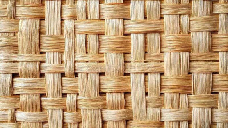Intertwined Woven Natural Fiber Material Stock Illustration ...