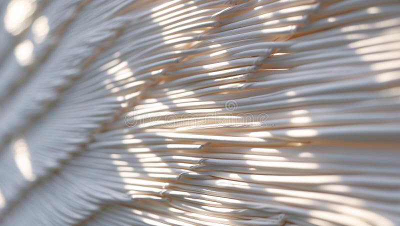 Intertwined, Woven Patterns Made of Light-colored Fibers, Showcasing a ...