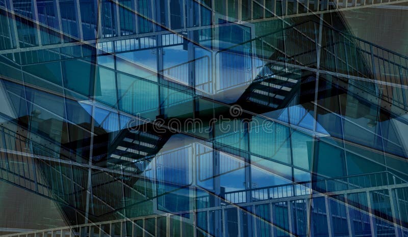 Intertwining reflections stock image. Image of exterior - 21410143