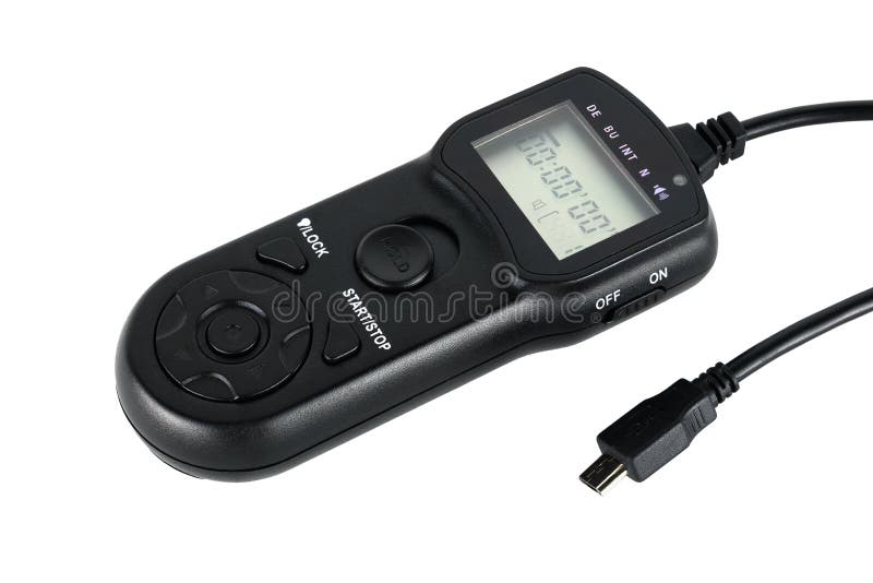Interval Shutter Remote for Digital Camera Stock Image - Image of ...