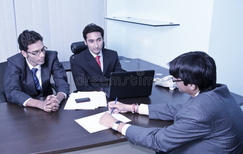 Interview stock photo. Image of discussing, groupwork - 11716314