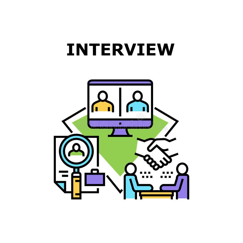 Interview Candidate Vector Concept Illustration Stock Vector ...