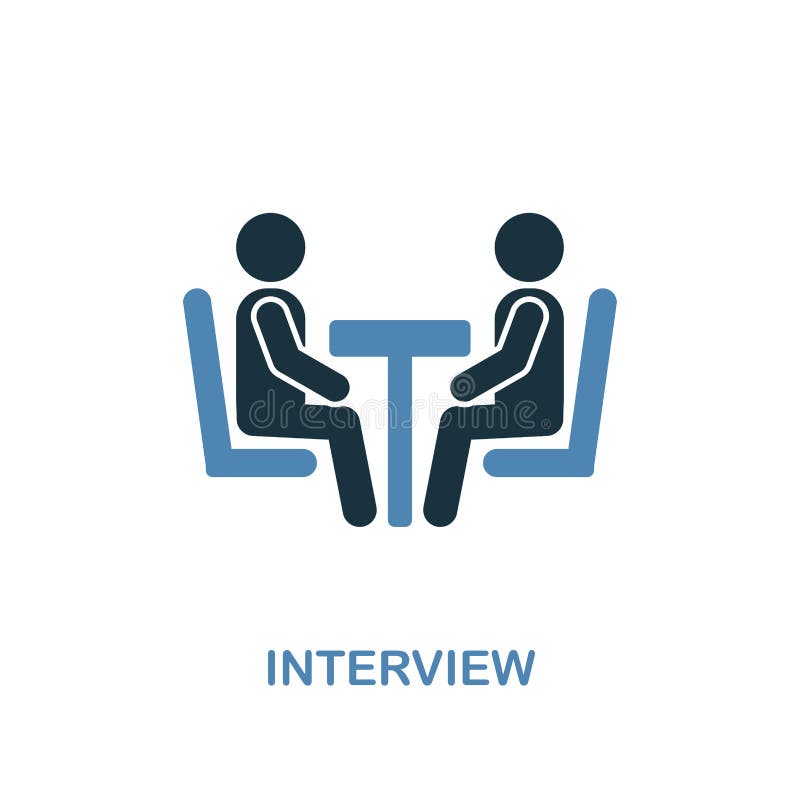 Interview Icon. Simple Element from Human Resources Icons Collection ...