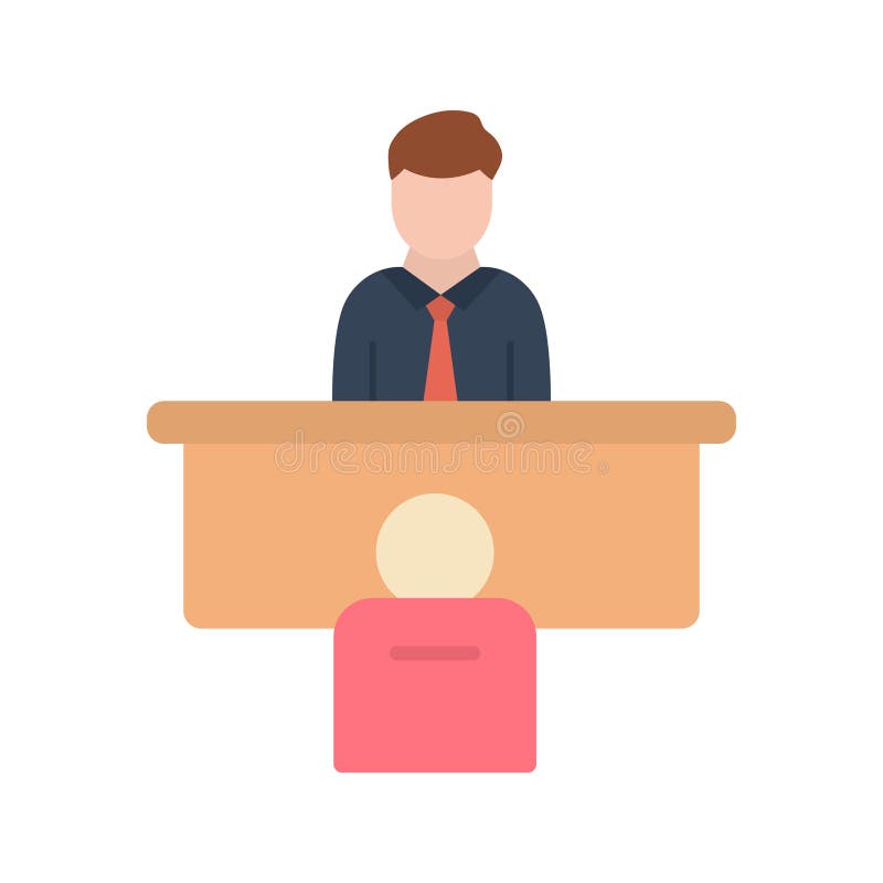 Interview Icon Vector Image. Stock Vector - Illustration of politics, embassy: 277511364