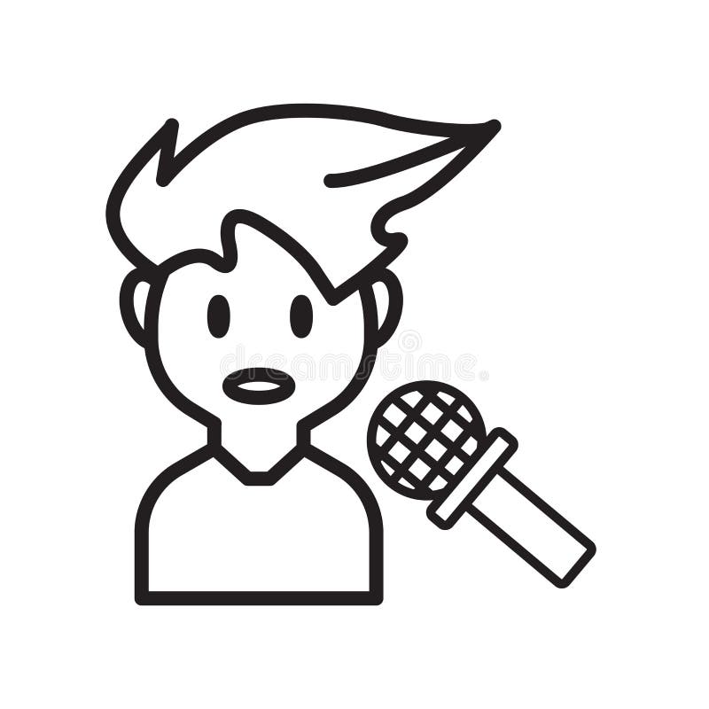 Interview Icon Vector Isolated on White Background, Interview Si Stock ...