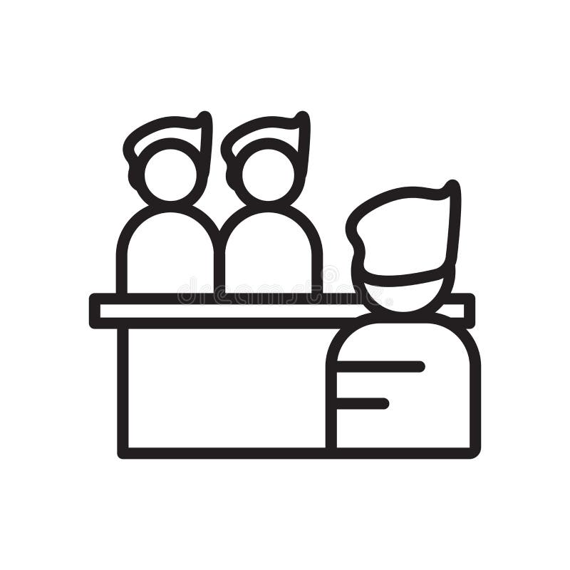 Interview Icon Vector Isolated on White Background, Interview Sign ...