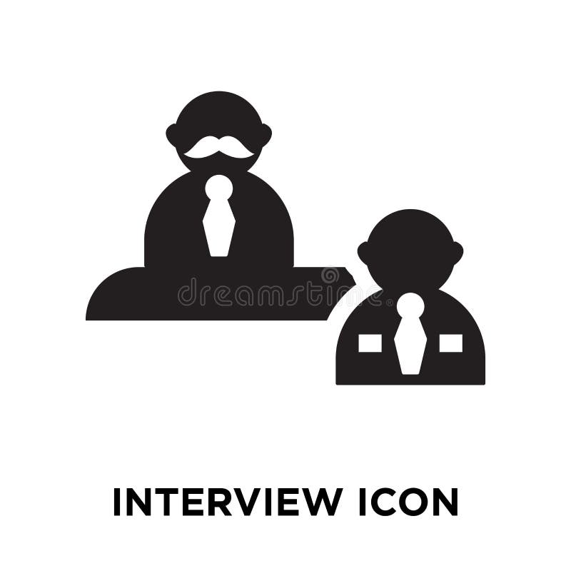 Interview Icon Vector Isolated on White Background, Interview Si Stock ... Interview Icon Vector Isolated on White Background, Interview Si Stock ...