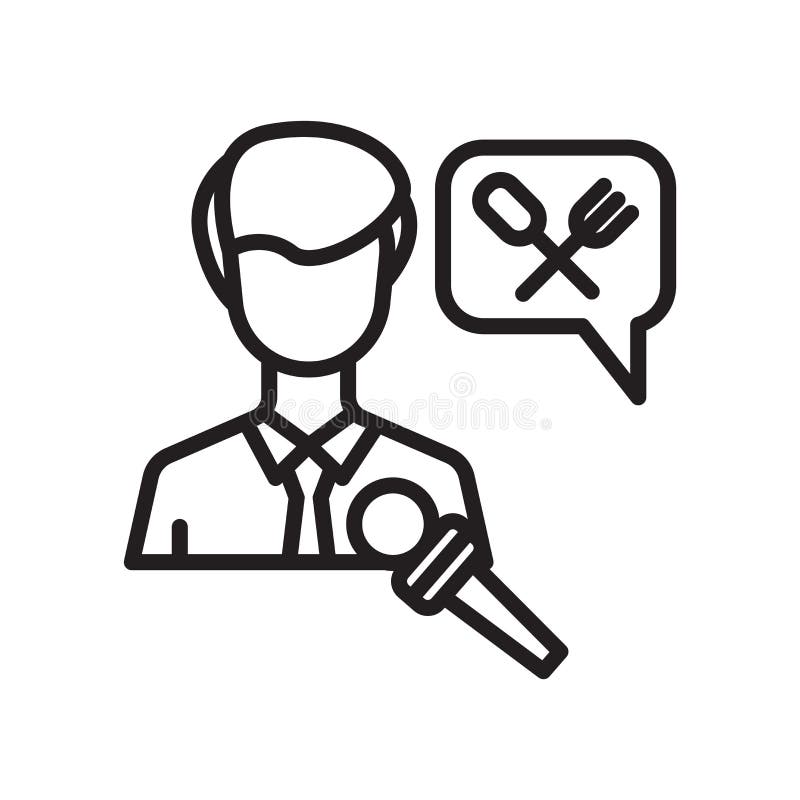 Interview Icon Vector Sign and Symbol Isolated on White Background ...