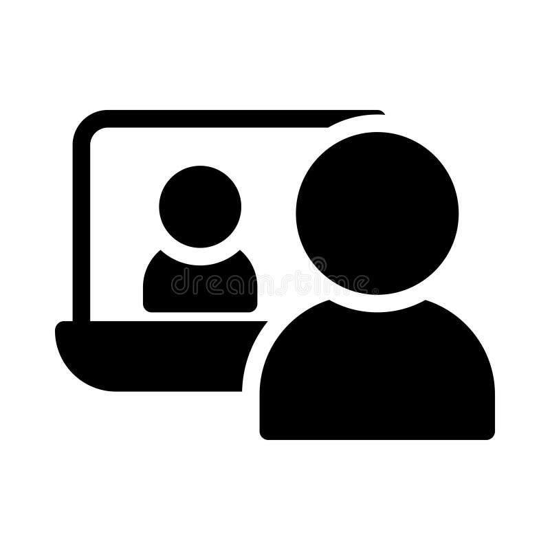 Interview Vector Glyph Flat Icon Stock Illustration - Illustration of ...