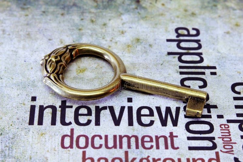 Interview in Progress Sign on Office Door Stock Photo - Image of colour ...