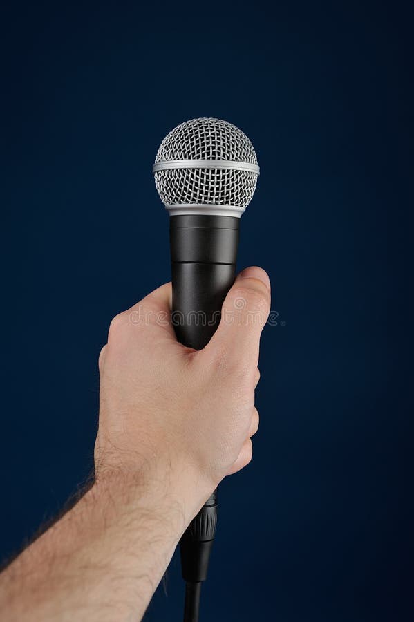 Microphone stock photo. Image of broadcast, record, sing - 48851794