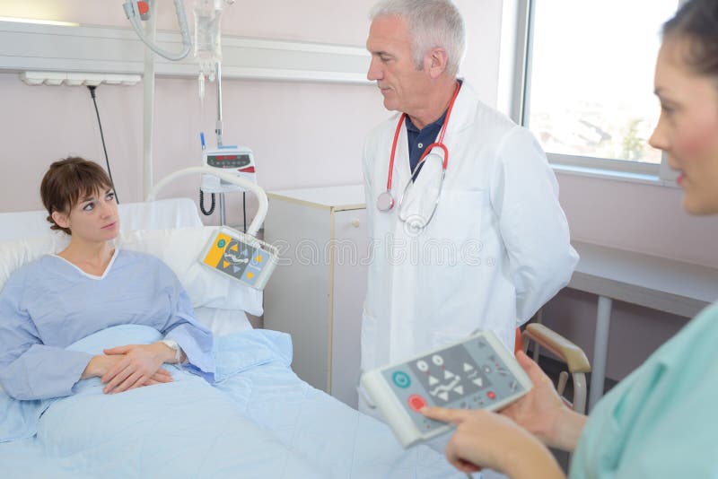 Interview with the patient stock image. Image of profession - 118385633
