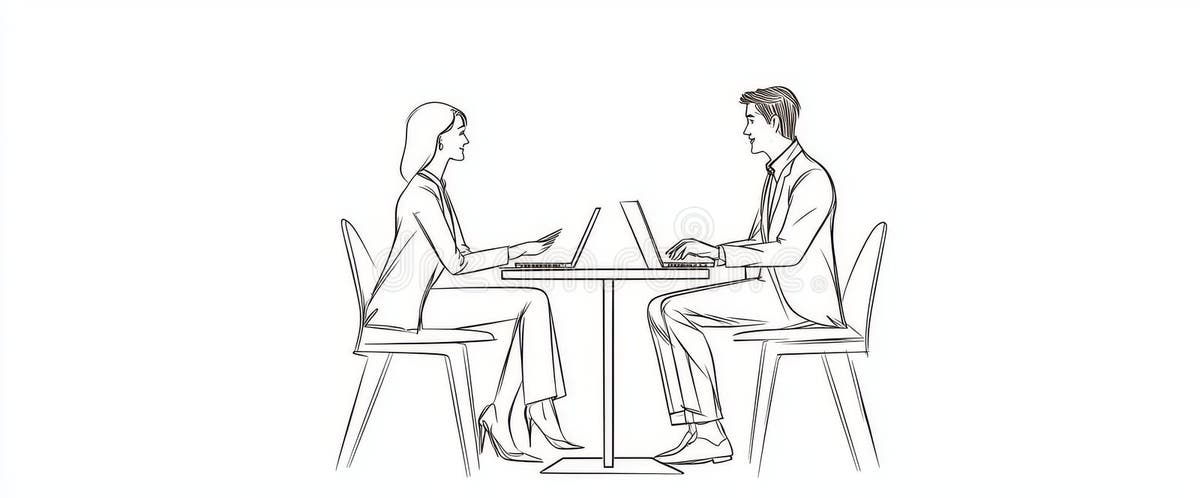 Drawing Interview Stock Illustrations – 4,601 Drawing Interview Stock ...