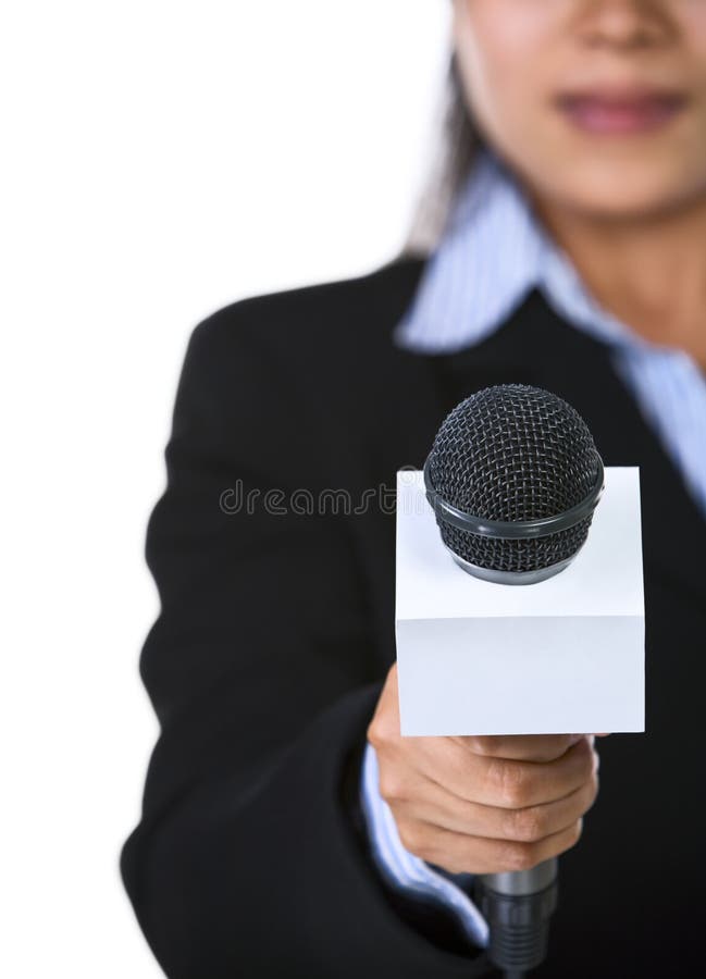 TV interview stock photo. Image of media, information - 25903754