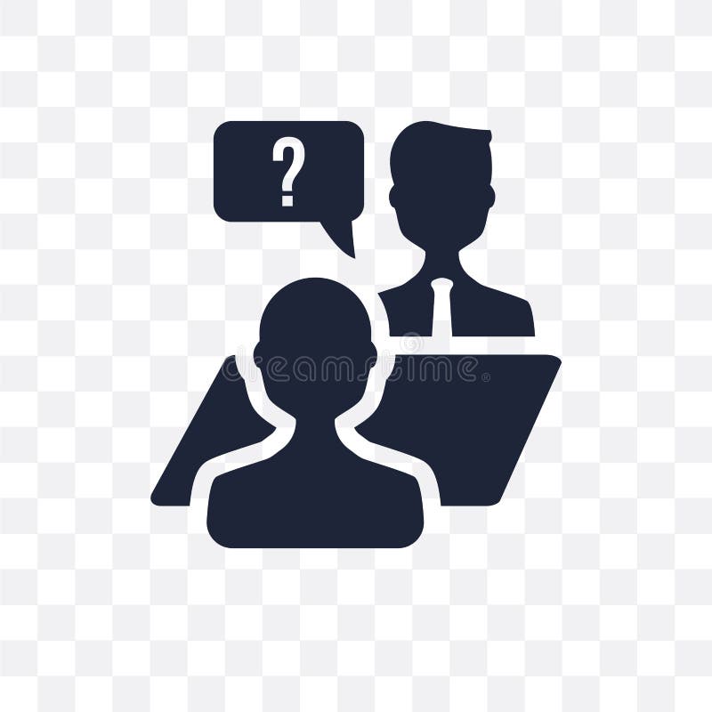 Interview Transparent Icon. Interview Symbol Design from Human R Stock ...
