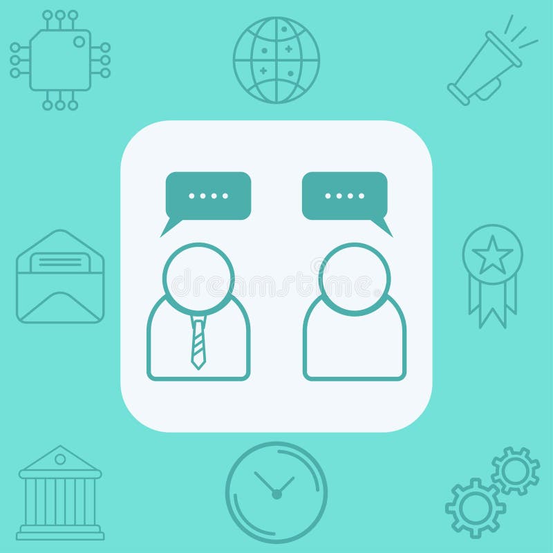 Interview Vector Icon Sign Symbol Stock Vector - Illustration of ... Interview Vector Icon Sign Symbol Stock Vector - Illustration of ...
