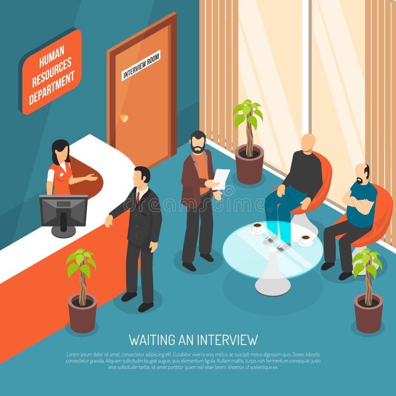Waiting Room Interview Stock Illustrations – 677 Waiting Room Interview ...