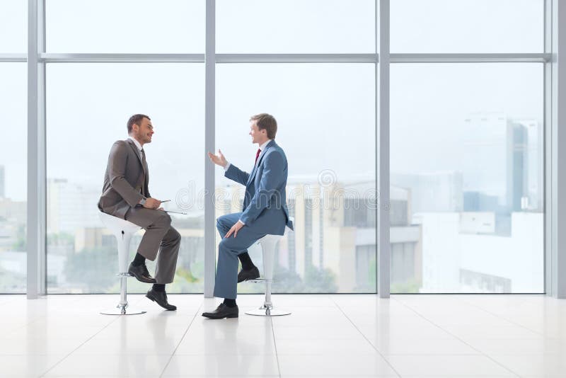 Interview stock photo. Image of males, partnership, worker - 68264348