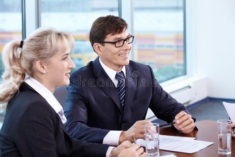 Female Lawyer with Civil Law Code and Client Stock Image - Image of ...