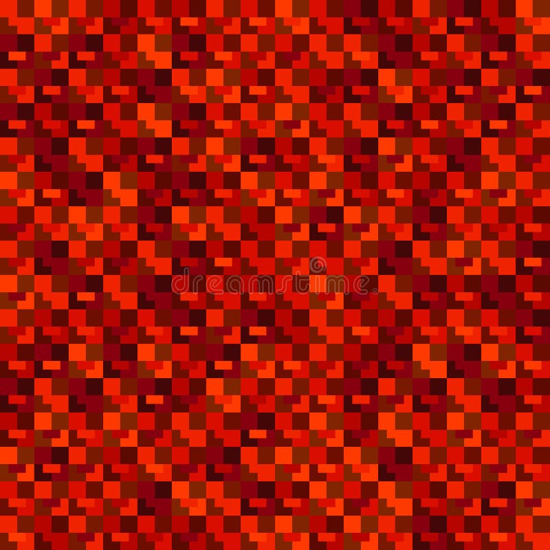 Interweaving Mosaic of Red Intersecting Squares and Dark Blocks Stock ...
