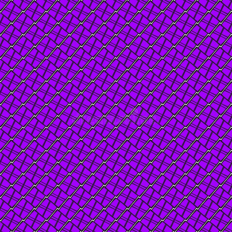Violet Rhombuses on Yellow Background, Repeated Pattern Stock ...