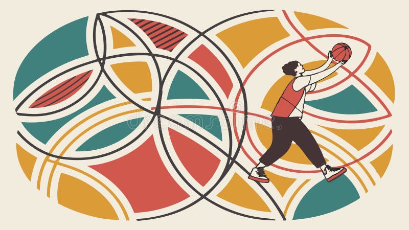 Interwoven Abstract Geometric Pattern Design, Complex Structure Vector ...