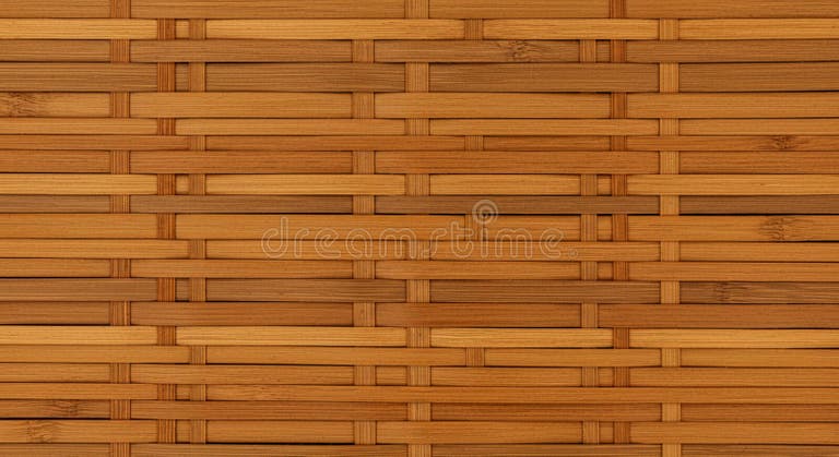 Interwoven Bamboo Strips Form a Rectangular Lattice Pattern. the Bamboo ...