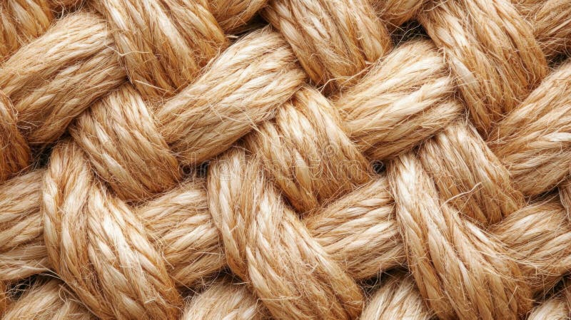 Interwoven Brown Rope Texture Stock Illustration - Illustration of ...