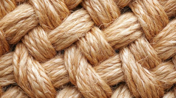 Interwoven Brown Rope Texture Stock Illustration - Illustration of ...