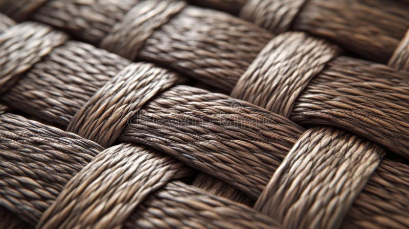Interwoven Brown Strands Create a Textured Pattern Stock Illustration ...