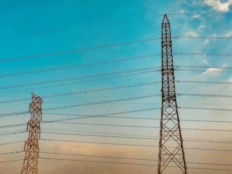 Interwoven Currents: the Beauty of Power Lines Against an Open Sky ...