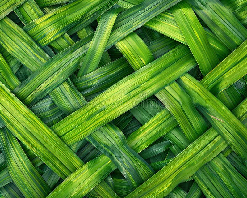 Interwoven Green Grass Blades Texture Forming Dense Mat Lawn Background ...